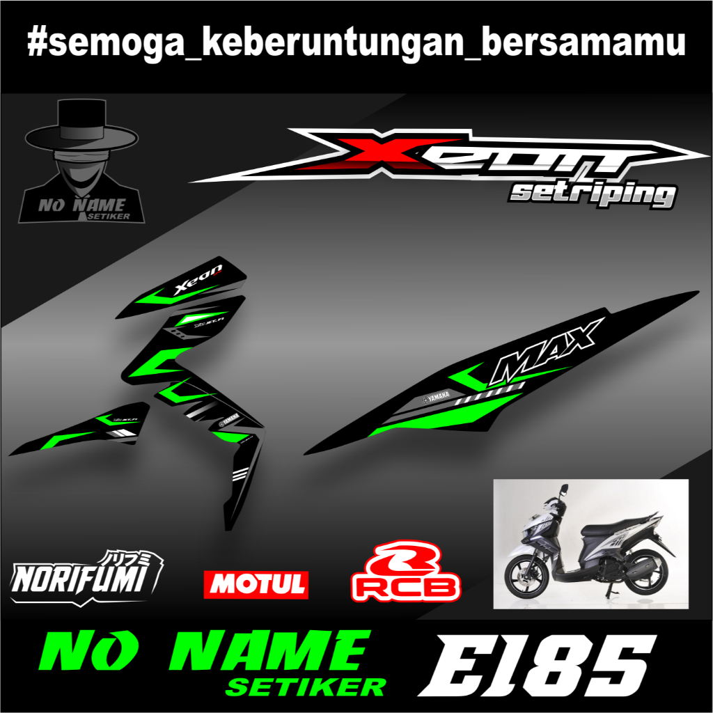 Jual Striping stiker XEON GT (el85) - Sticker Striping Yamaha xeon gt ...