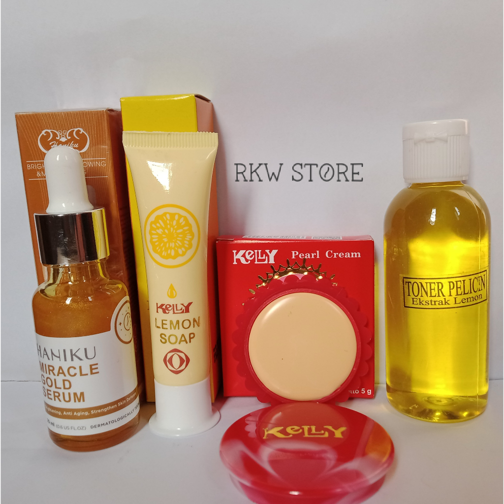 Jual paket kelly cream kelly 5g, kelly lemon 15g, toner extra lemon ...