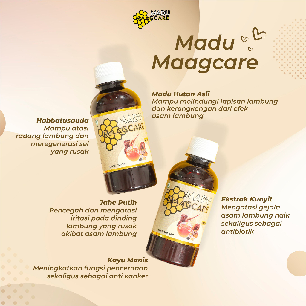 Jual Maagcare (Paket 2 Botol) - Madu Maag Herbal Best Seller Obat Asam ...