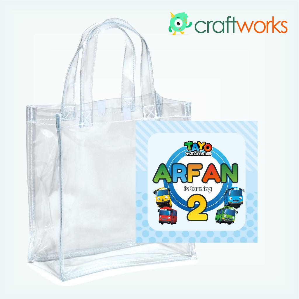 Jual TAS MIKA BENING 25 x 10 x 25 cm + STICKER CUSTOM 12 CM | Shopee ...