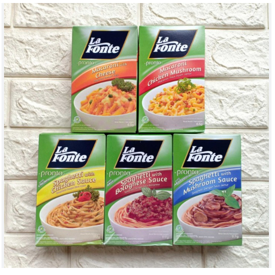 Jual LA FONTE PRONTO 63G / 117G | Shopee Indonesia