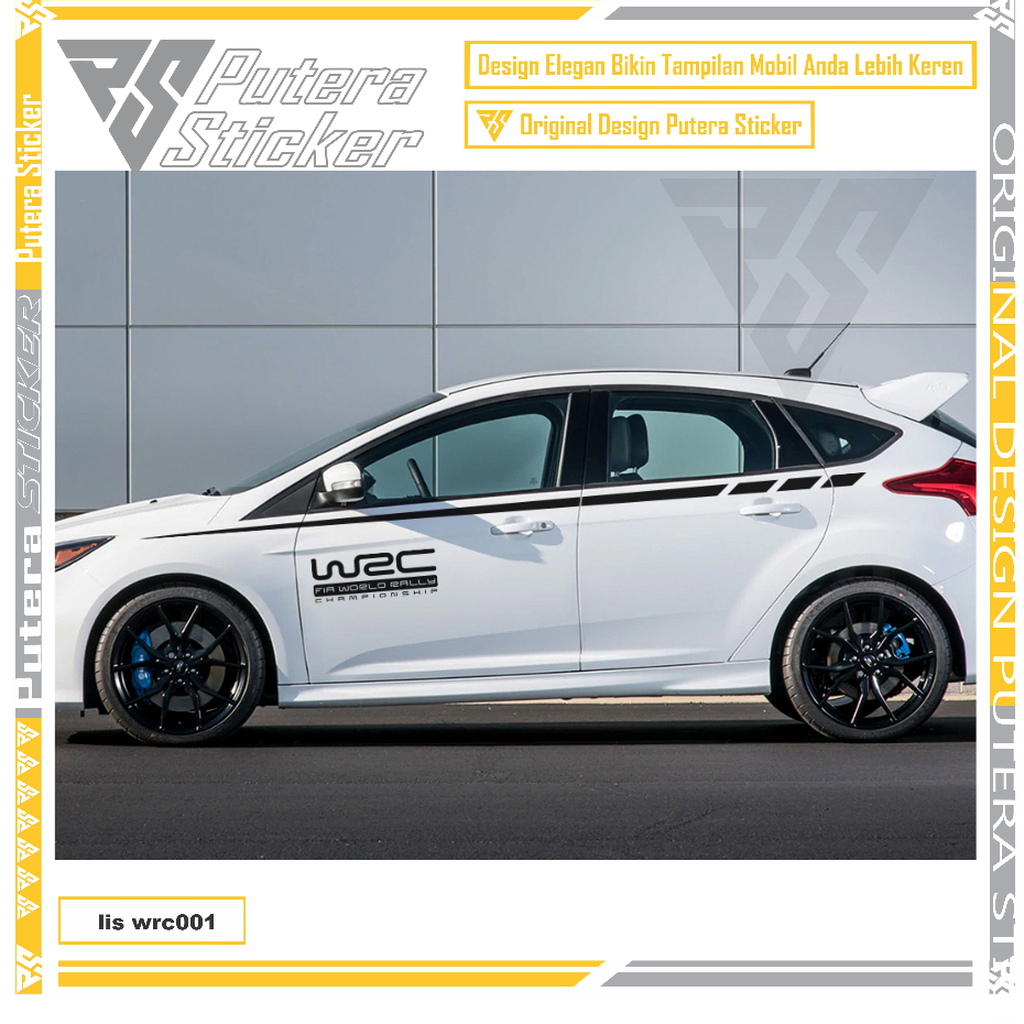 Jual stiker mobil keren untuk semua jenis mobil sticker mobil lis wrc ...