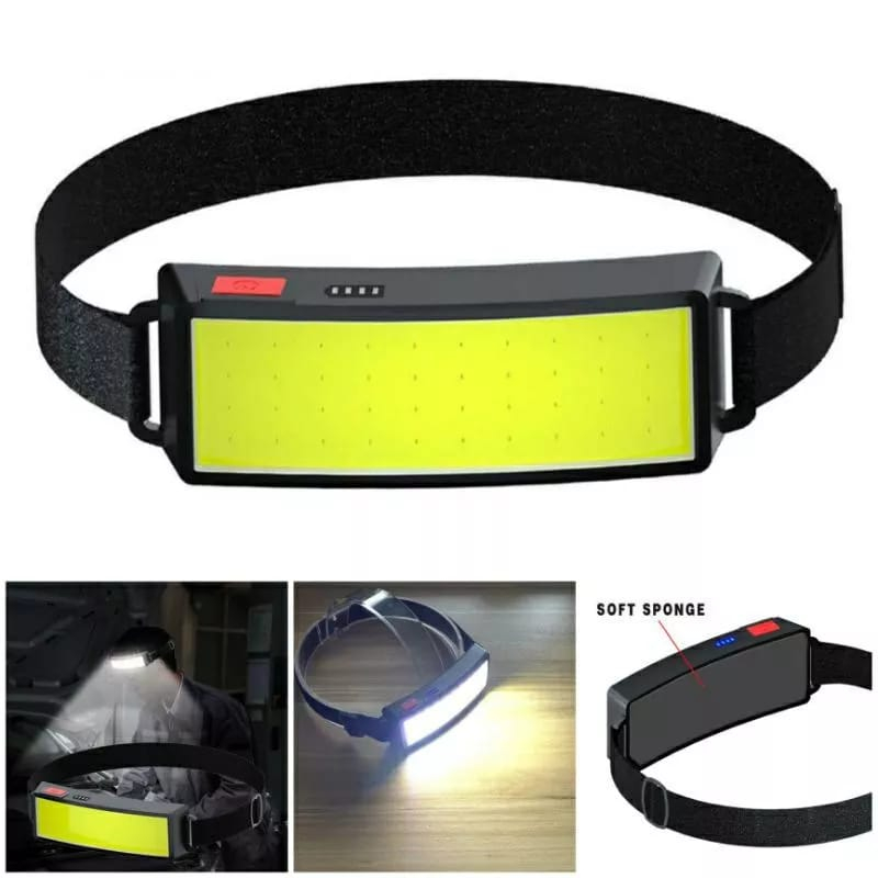 Jual HEADLAMP LED COB SOFT LIGHT HEADLAMP MULTI FUNGI | Shopee Indonesia