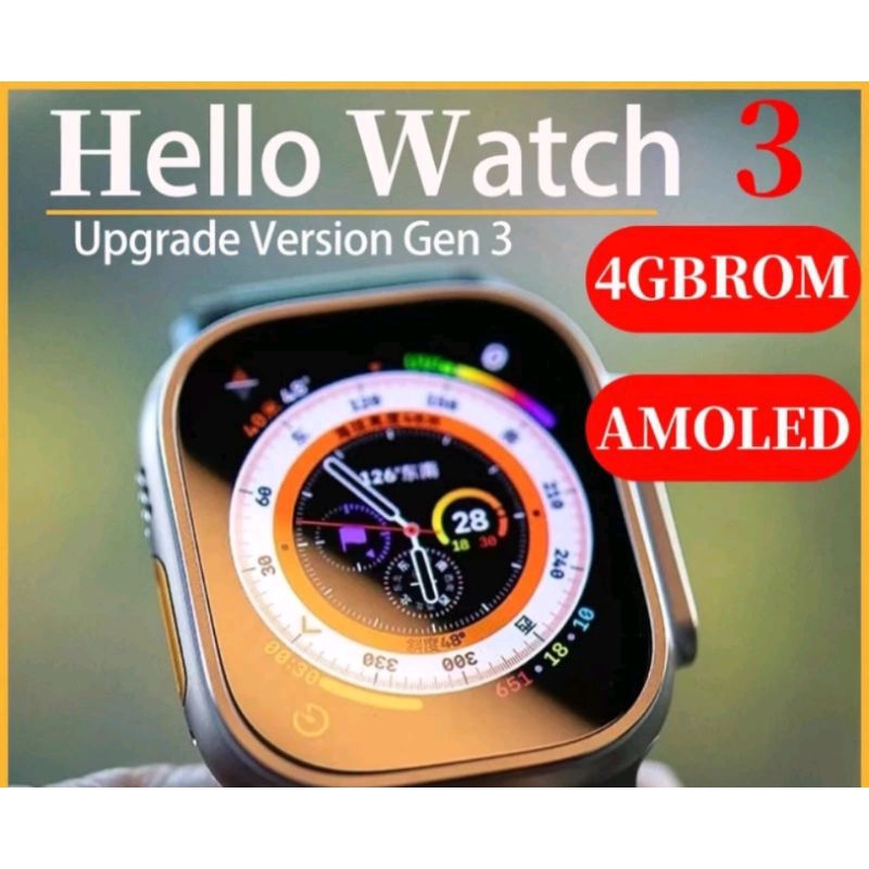 Jual SMARTWATCH NEW HELLO WATCH 3 (4gb) | Shopee Indonesia