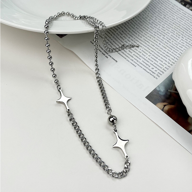Jual Vishaka - Necklace Kalung Rantai Perak Silver Pearl ball bead ...