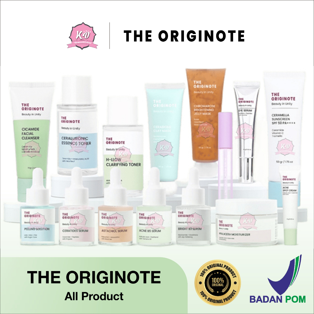 Jual THE ORIGINOTE All series /Facewash/Toner/Serum/Sunsceeen ...