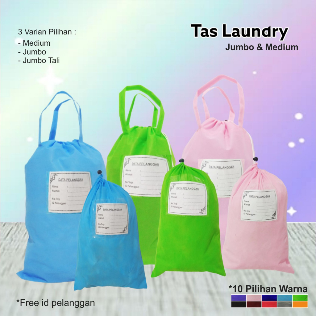 Jual Tas Laundry Jumbo / Laundry Bag / Tas Laundry Tebal / Tas Laundry ...