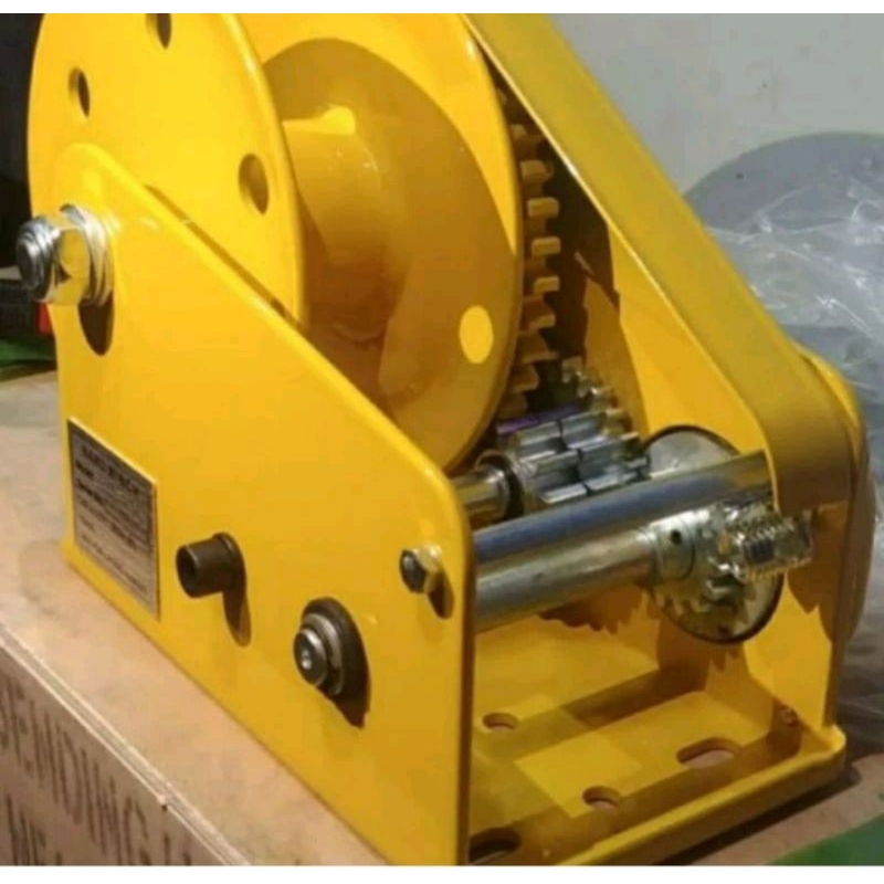 Jual katrol manual 1,2 ton hand winch 2600lbs puls seling 6mm 15 meter ...