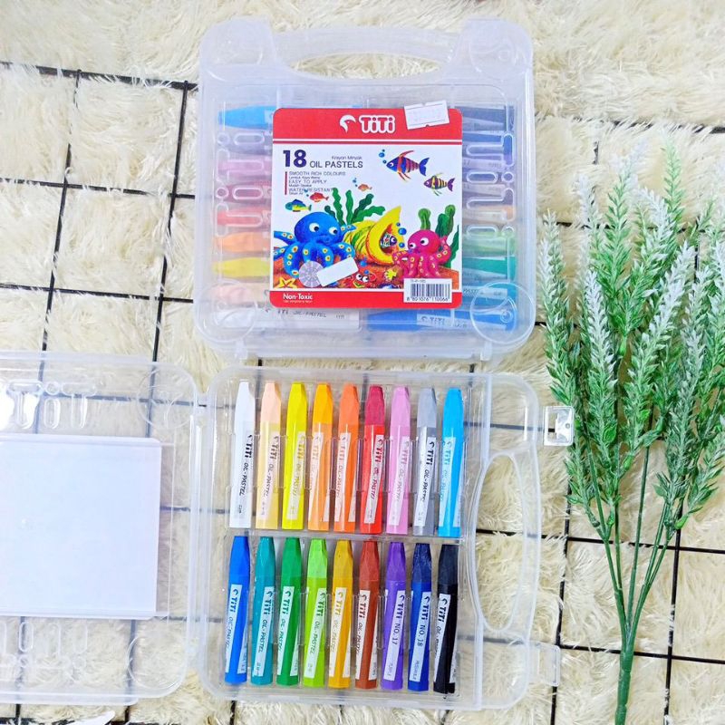 Jual CRAYON TITI 18 WARNA | Shopee Indonesia