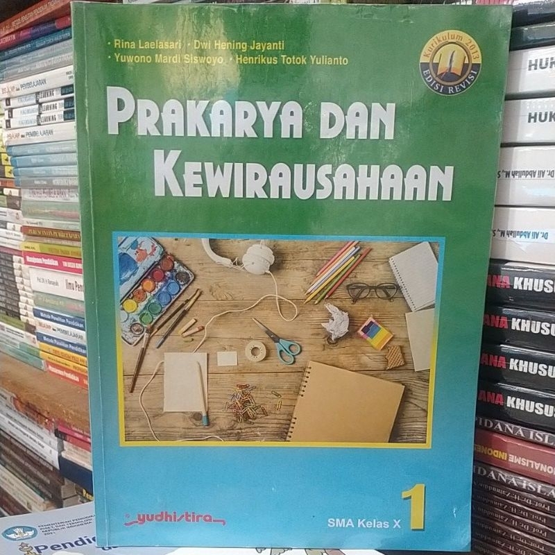 Jual buku prakarya dan kewirausahaan kelas 10/1/X SMA kurikulum 2013 ...