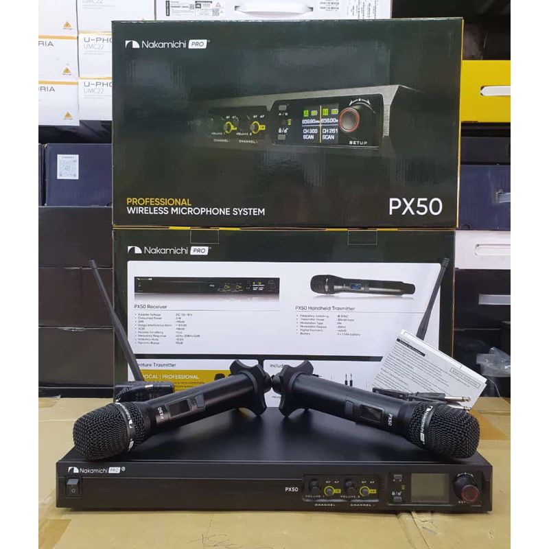 Jual Mic wireless Nakamichi PX 50 PX50 Original | Shopee Indonesia