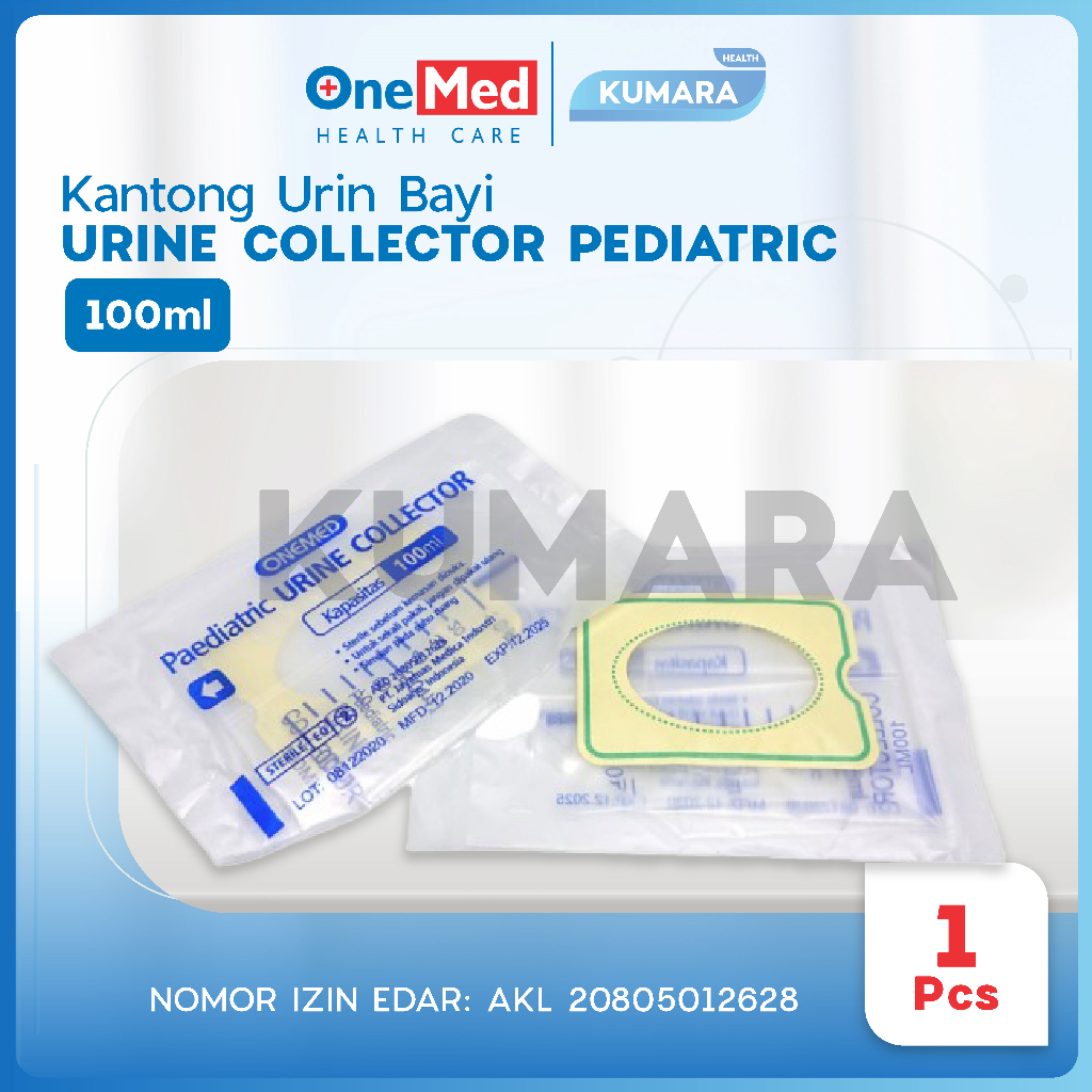 Jual ONEMED - Urine Collector Pediatric 100ml / Kantong Urin Bayi ...