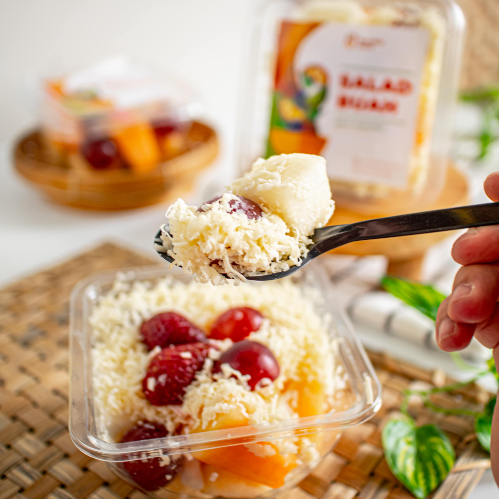 Jual SMOOTHIEMAMA Salad Buah Campur Snack Box Sehat Segar 500ml ...
