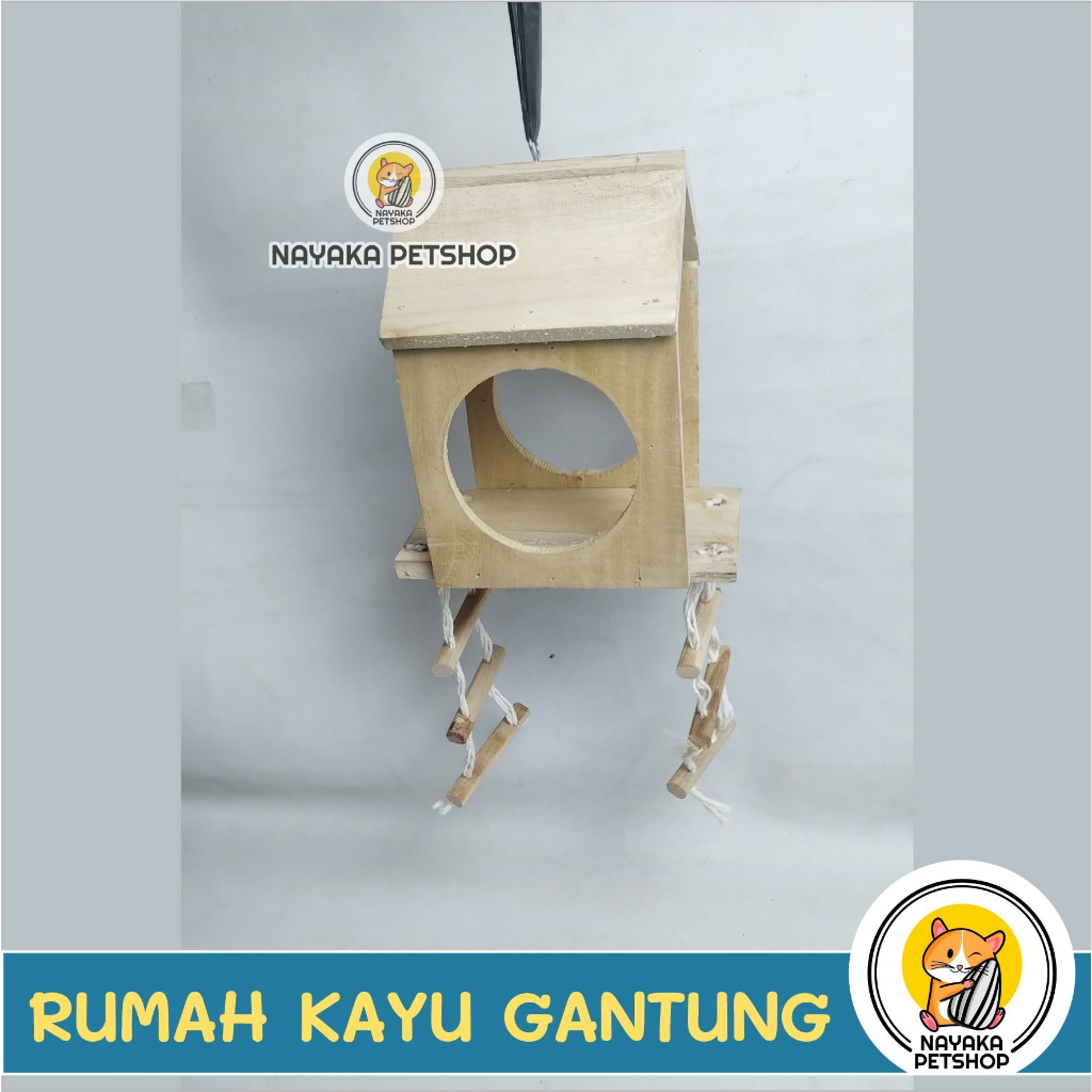 Jual Rumah Kayu Gantung Sugar Glider Hanging Home Tupai Bajing | Shopee ...