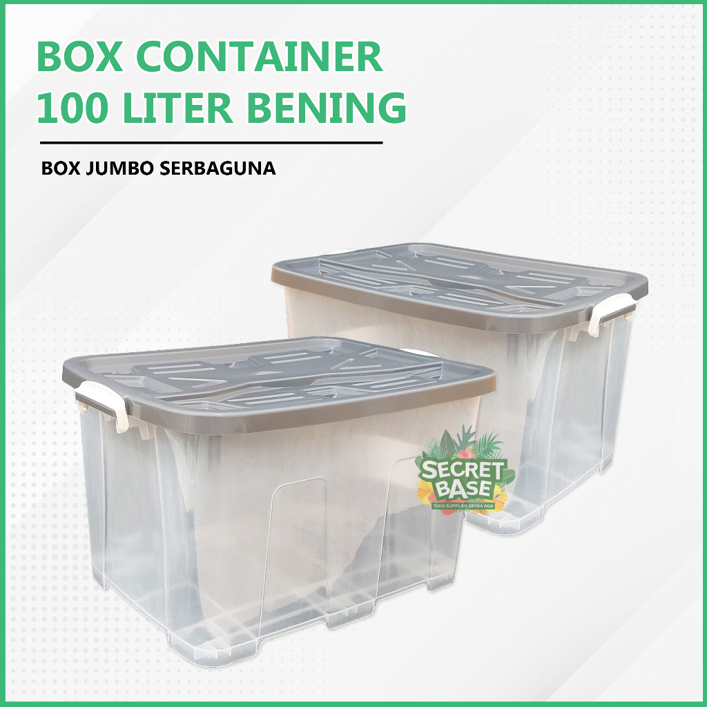 Jual BOX CONTAINER 100 LITER + RODA - Kontainer Box / Container Box ...