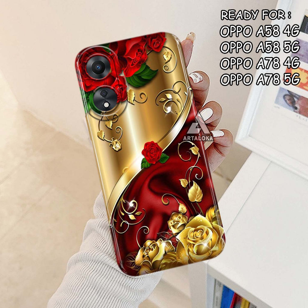 Jual CASE OPPO A58 4G A58 5G A78 4G A78 5G Motif RS58 Case Terbaru 2023 ...