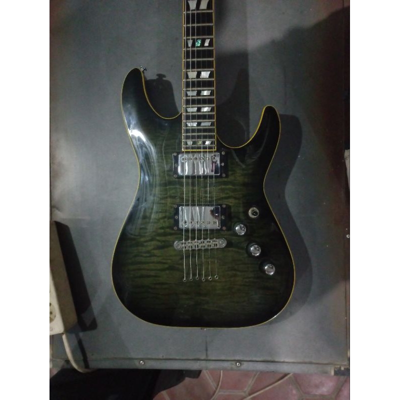 Jual Schecter Diamond Series C1 Custom buildup Korea | Shopee Indonesia