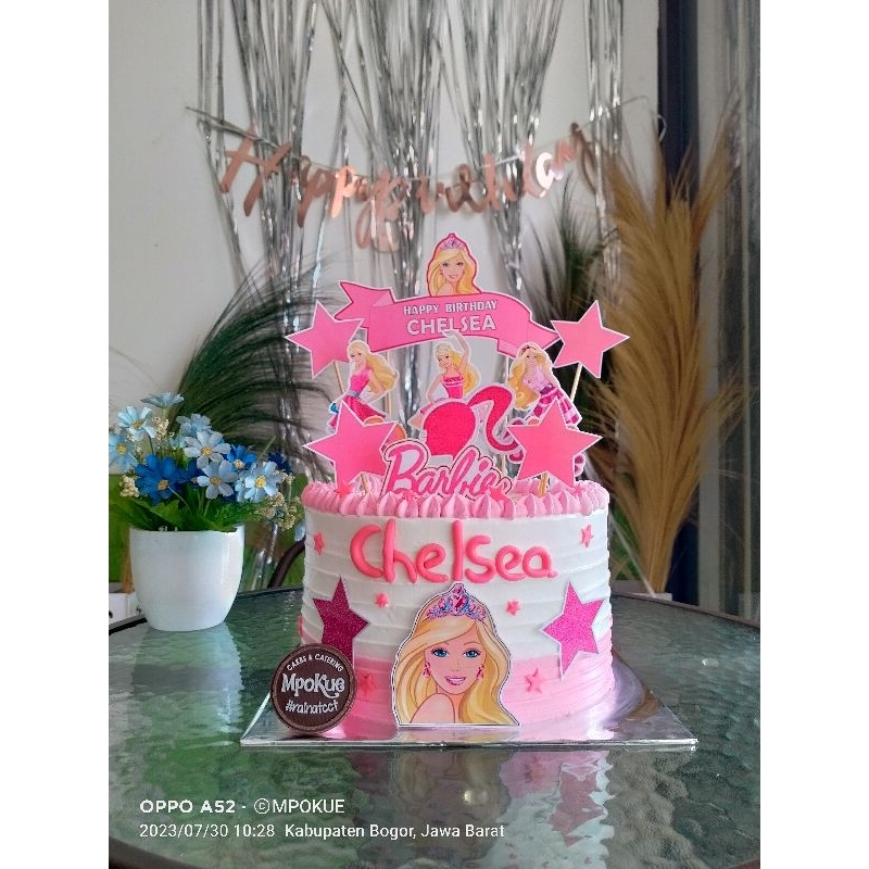 Jual topper cake tema Barbie | Shopee Indonesia