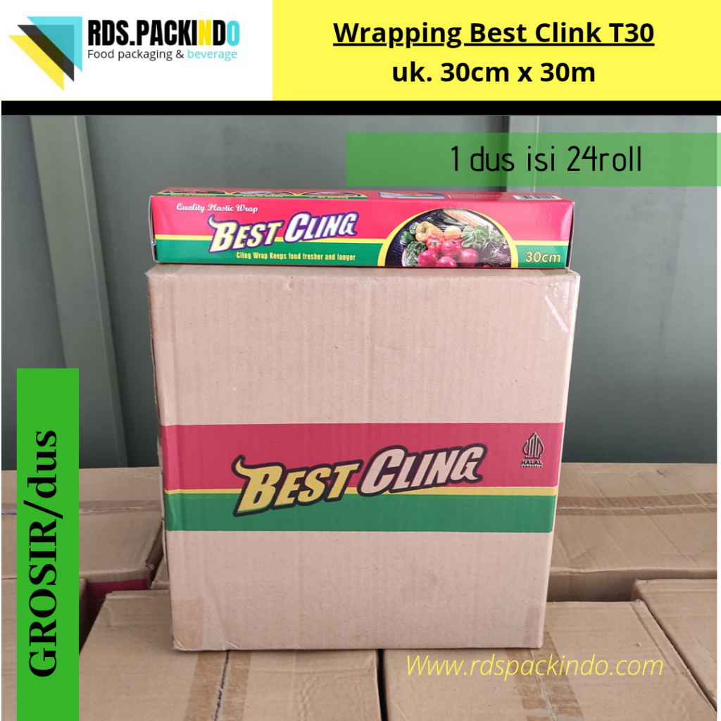 Jual Plastik Wrapping Best Clink T30 // GROSIR | Shopee Indonesia