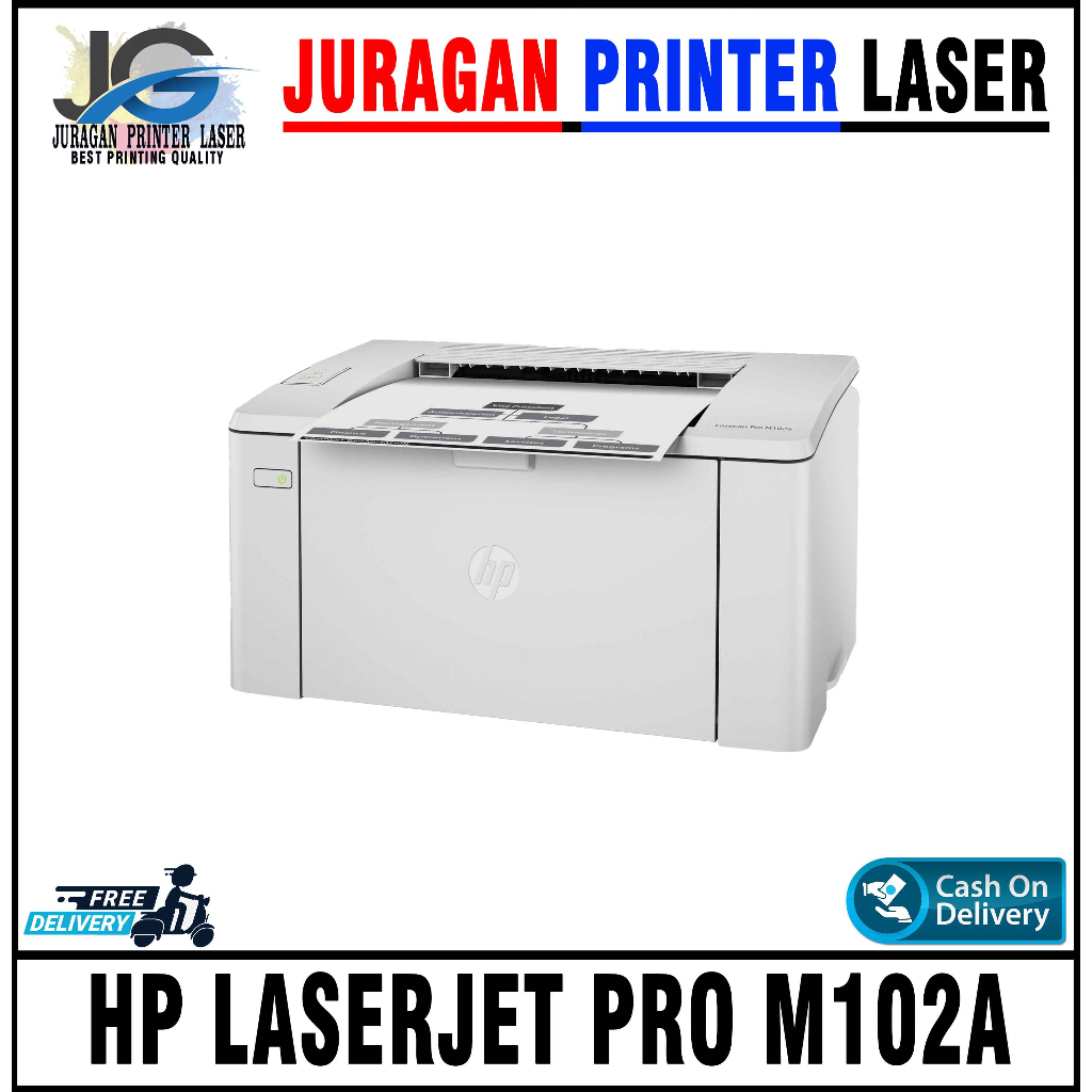 Jual Printer HP LaserJet Pro M102a - Cocok buat cetak Label & Document ...
