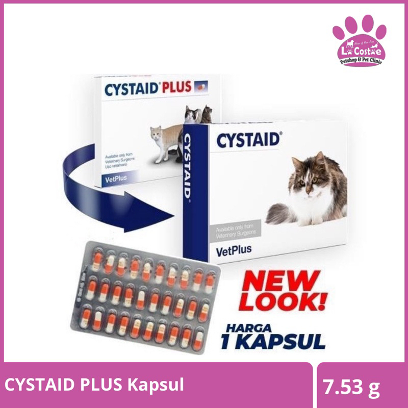 Jual CYSTAID PLUS Capsul - untuk menjaga kesehatan kandung kemih kucing ...