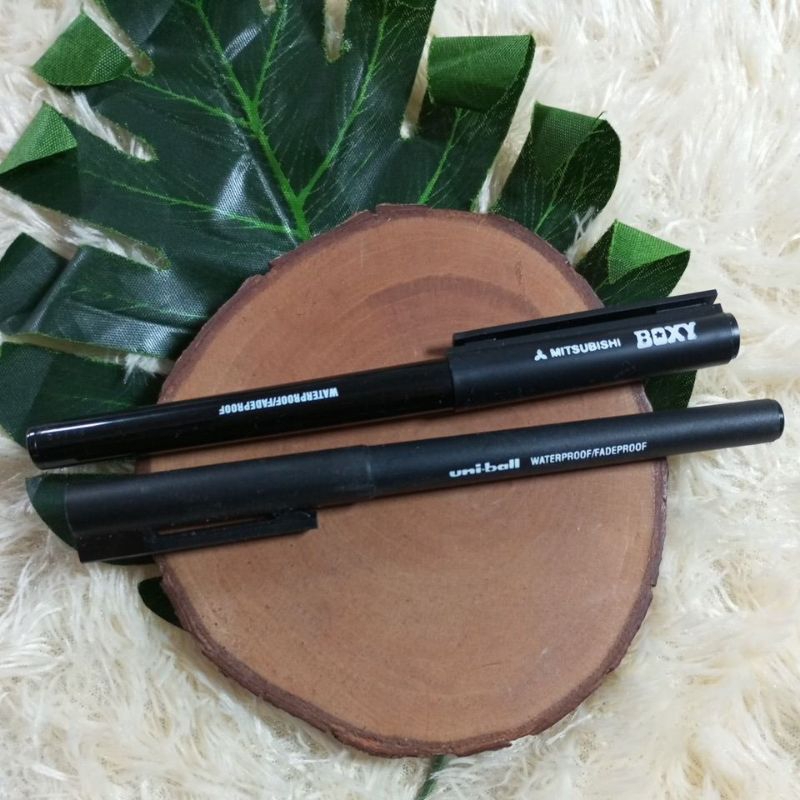 Jual PULPEN BOXY MITSUBISHI/UNIBALL HITAM WATERPROOF/FADEPROOF ECER ...