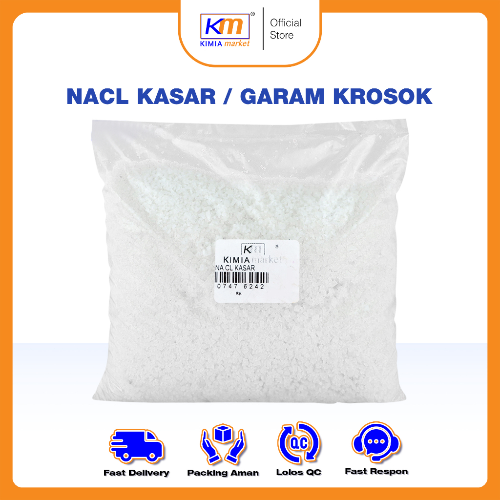 Jual Garam Krosok / NACL Kasar netto 1kg / Garam Kasar / Garam Terapi ...