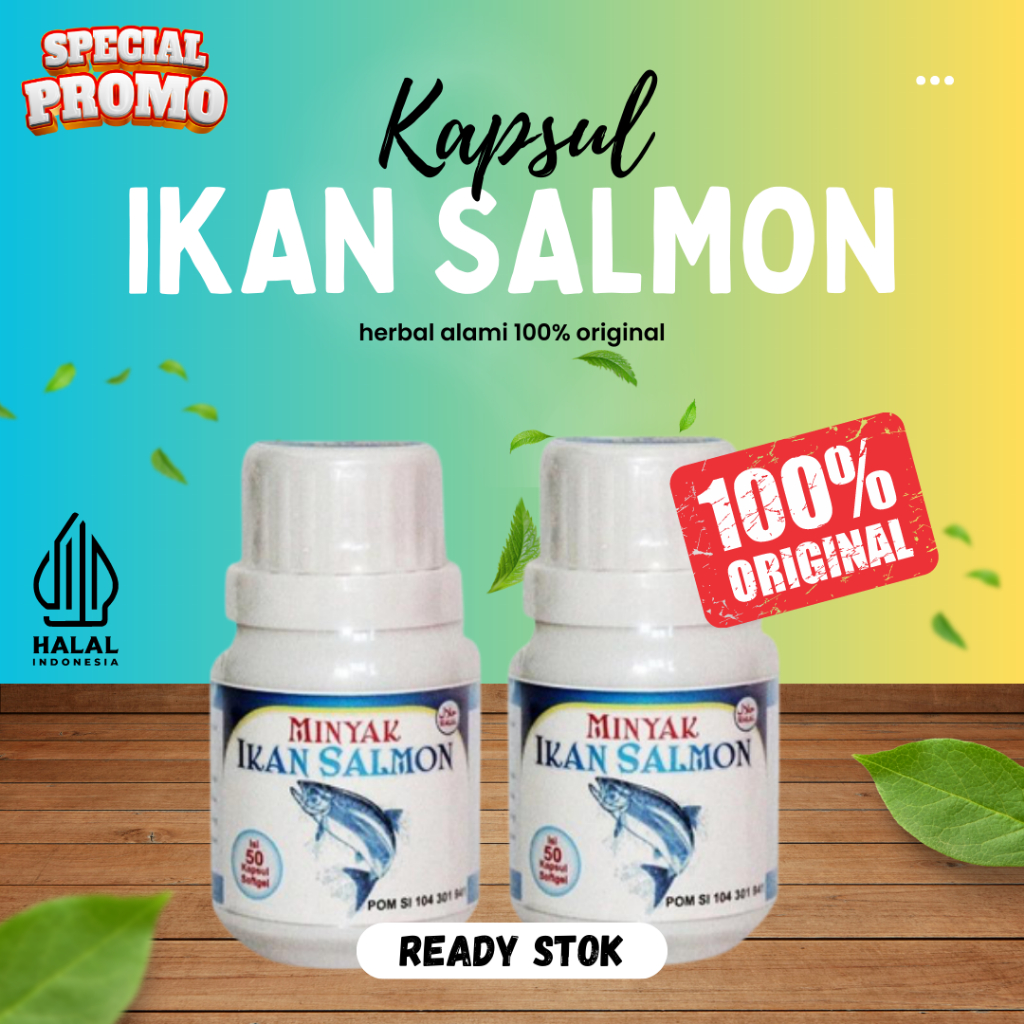 Jual Minyak Ikan Salmone Isi 50 Kapsul - Kapsul Ikan Salmon Omega Squa ...