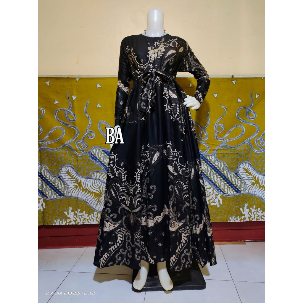 Jual GAMIS BATIK/GAMIS JUMBO LD120/KEMEJA/Gamis batik terbaru 2022 ...
