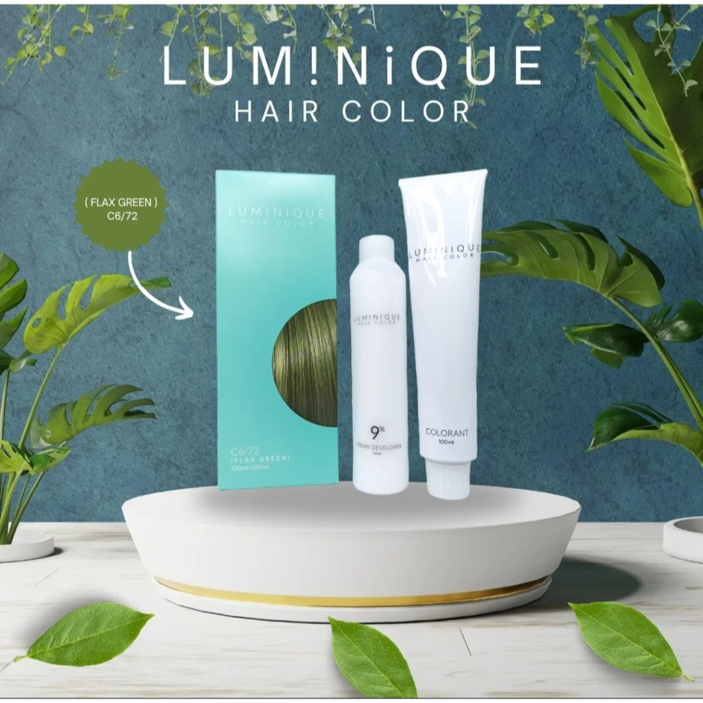 Jual Luminique Hair Color C6/72 Flax Green | Shopee Indonesia