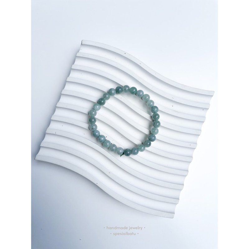 Jual Gelang Batu Alam Giok Kristal Asli Wanita Stone Crystal Bracelet ...