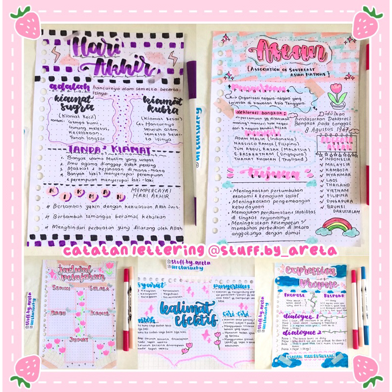 Jual [PO] Jasa Catatan Lettering Studygram Jasa Tulis IJ4Z4H Header ...