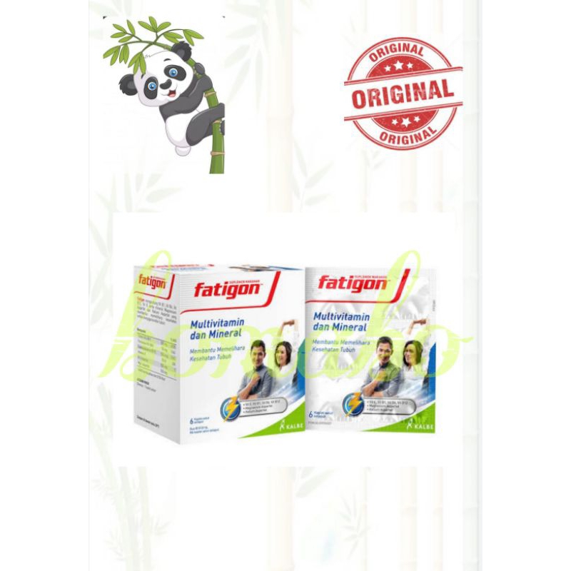 Jual Fatigon putih strip isi 6s / Multivitamin untuk kesehatan | Shopee ...