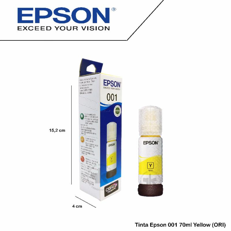Jual Epson Original Tinta Botol Refill Printer Epson 001 | Shopee Indonesia