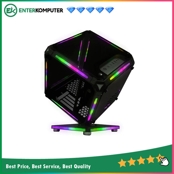 Jual PRIME B X mATX UNIQUE GAMING CASE FRONT TOP & GLASS - Casing PC ...