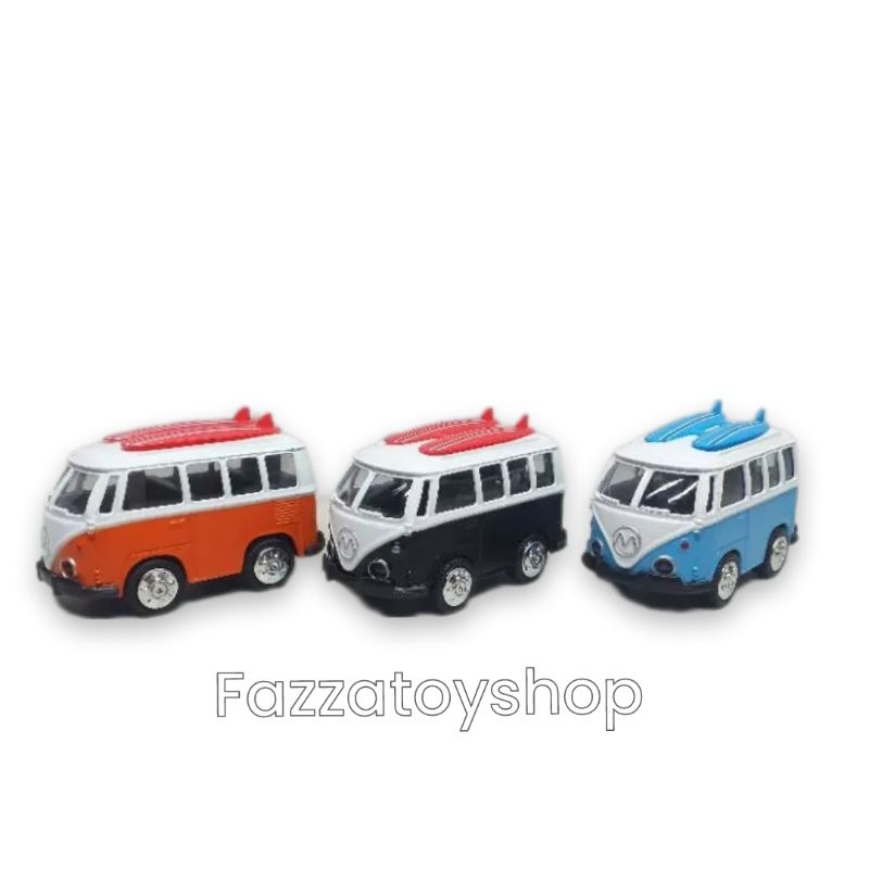 Jual Diecast Miniatur Mobil Clasic Vw Combi My66 | Shopee Indonesia