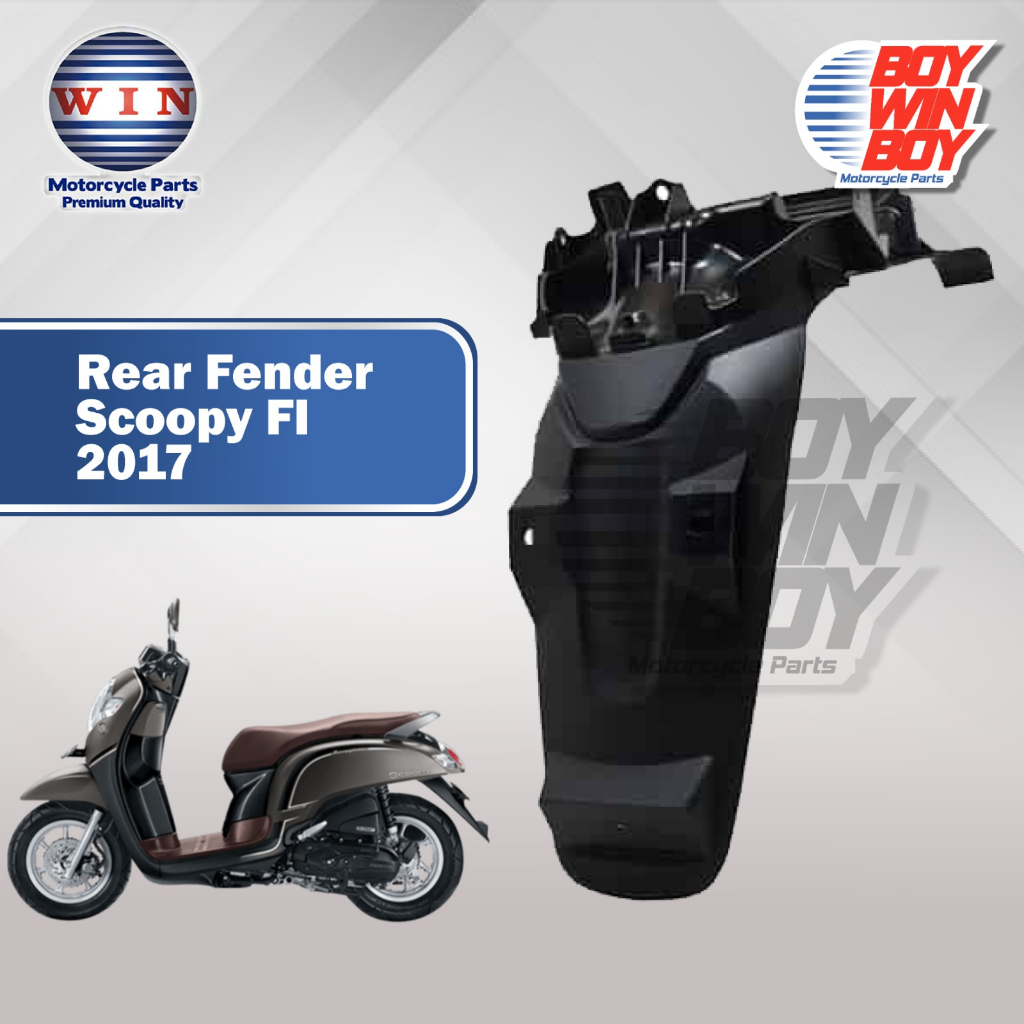 Jual SPAKBOARD BELAKANG MOTOR HONDA SCOOPY FI ESP 17 I 2017 2018 2019 ...