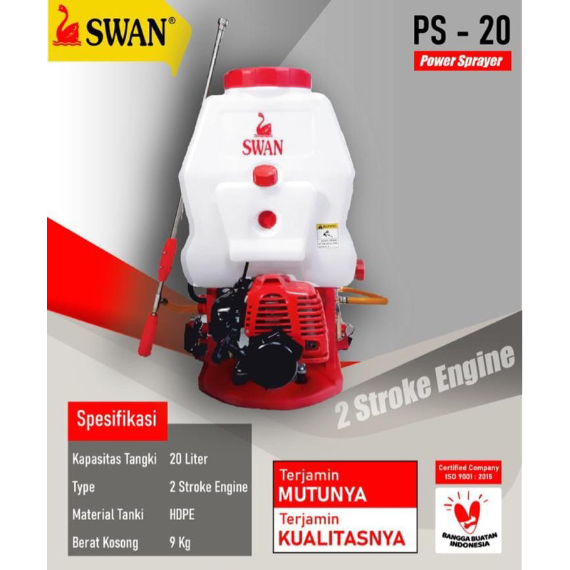Jual Mesin semprot hama Sprayer mesin 2tak SWAN PS-20 20 liter | Shopee Indonesia