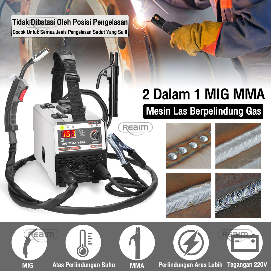 Jual Reaim Mesin Las Mig 450 Watt Las Listrik Welding Machine Mesin ...