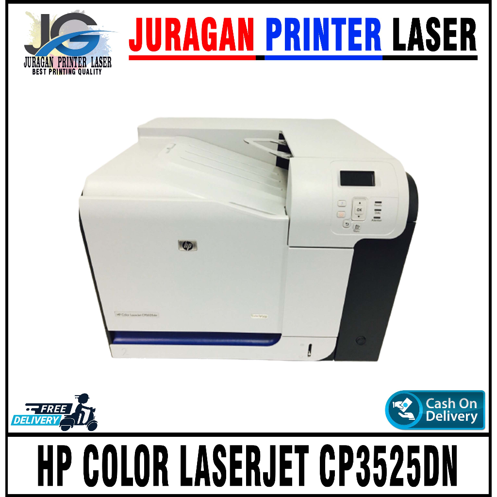 Jual printer hp color laserjet cp3525dn second murah kualitas tinggi | Shopee Indonesia