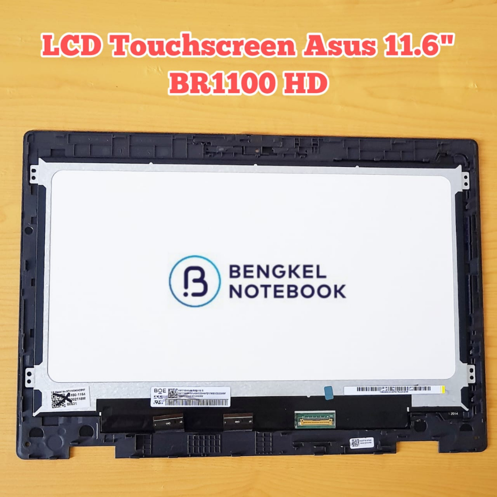 Jual LCD LED+Bezel Touchscreen Asus 11.6” BR1100 BR1100FKA N116BCA-EA1 NV116WHM-N49 | Shopee ...