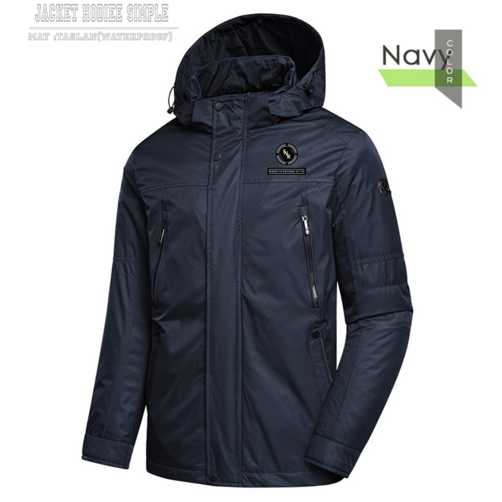 Jual Jaket Hoodie Simple Pria Wanita|Jaket Taslan Waterproof Cowok ...