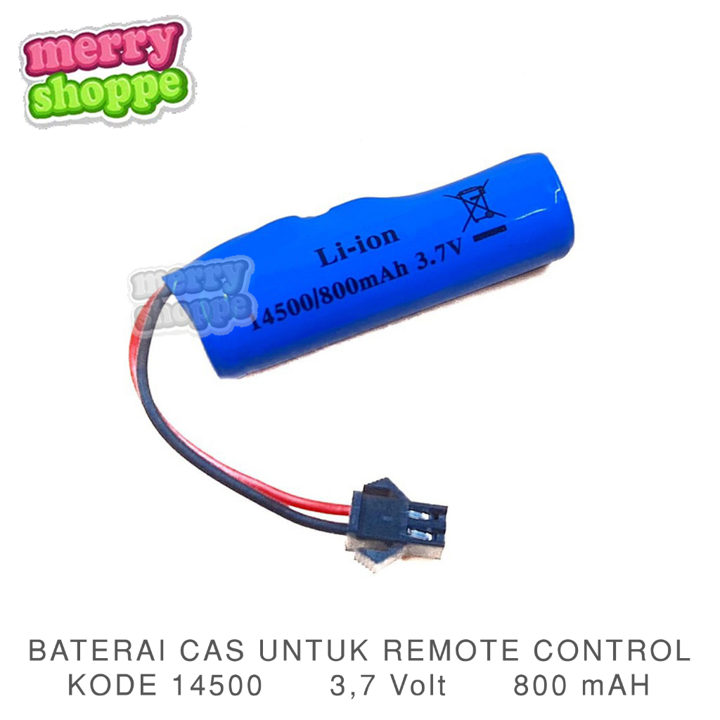 Jual Baterai Cas Charge Mobil Remote Control Ukuran AA Kode 14500 3,7 ...