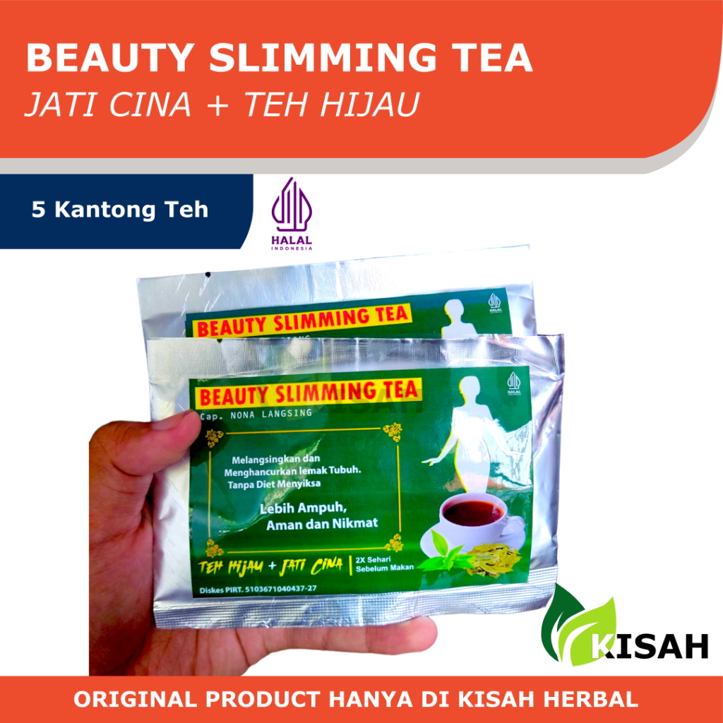 Jual Beauty Slimming Tea Cap. Nona Langsing 5 Teh Celup | Teh Hijau ...