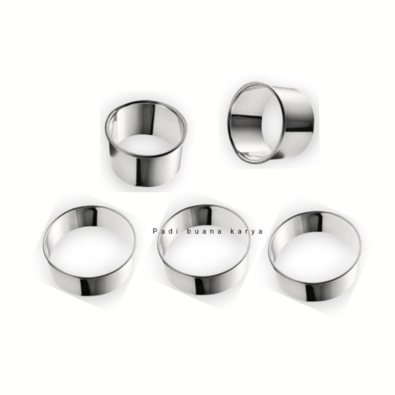 Jual ring cutter bulat stainlees tebal ,Tinggi 4cm, ring burger 6 8 9 ...