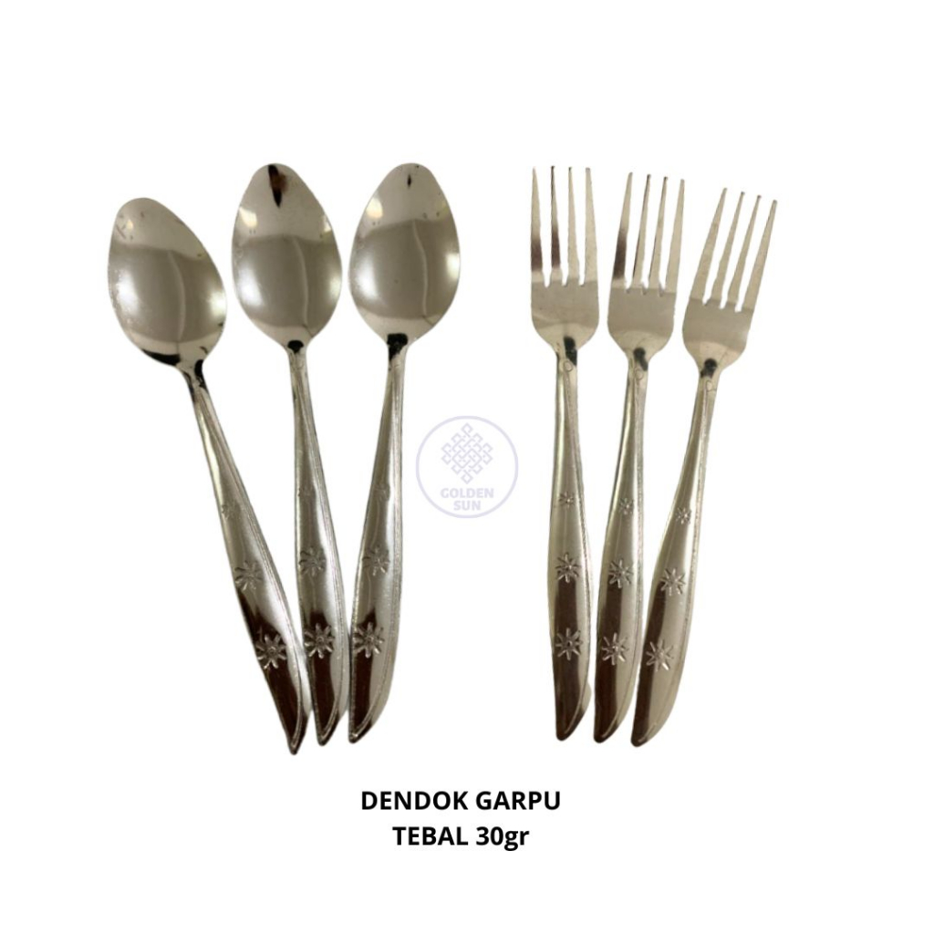 Jual ( 12 PCS )SENDOK GARPU TEBAL ( 30 GRAM ) /SENDOK GARPU STAINLESS ...