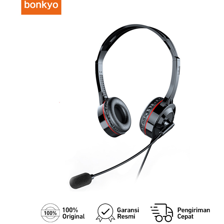 Jual Bonkyo Headset Membatalkan Kebisingan Langsung Headphone Gaming ...