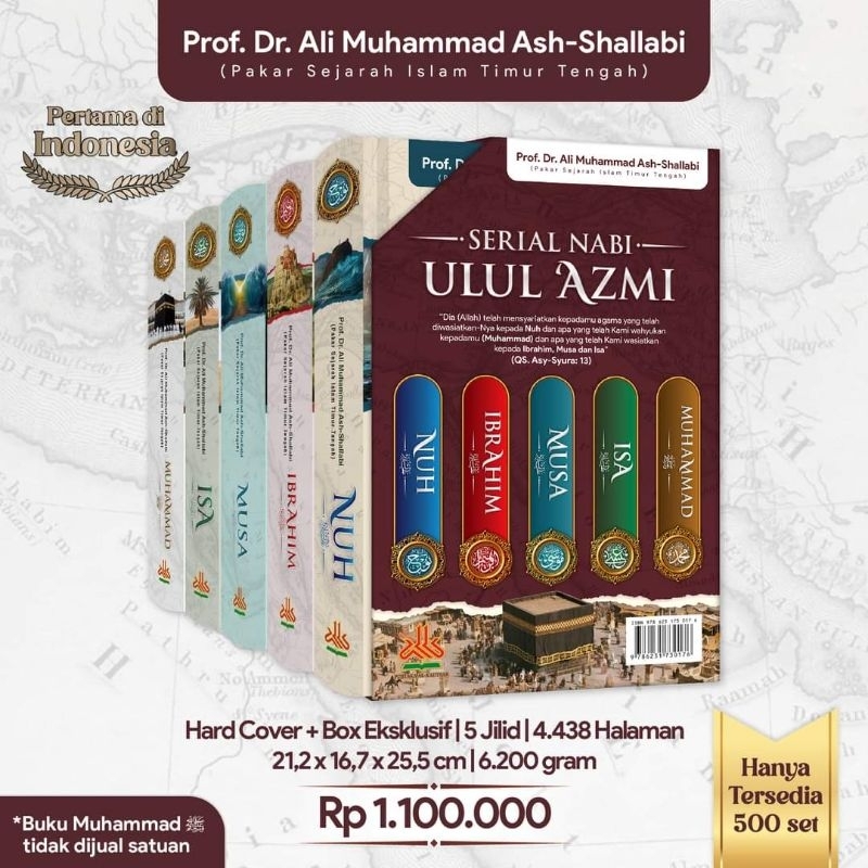 Jual serial nabi ulul azmi / kisah para nabi rasul / sejarah ulul azmi ...