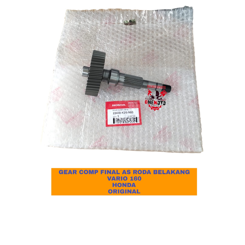 Jual GEAR COMP FINAL AS RODA BELAKANG VARIO 160 HONDA ORIGINAL 23430 ...