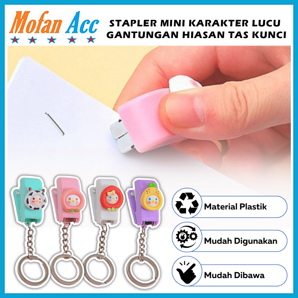 Jual Stapler Mini Karakter - Gantungan Kunci - Hiasan Gantung Tas ...